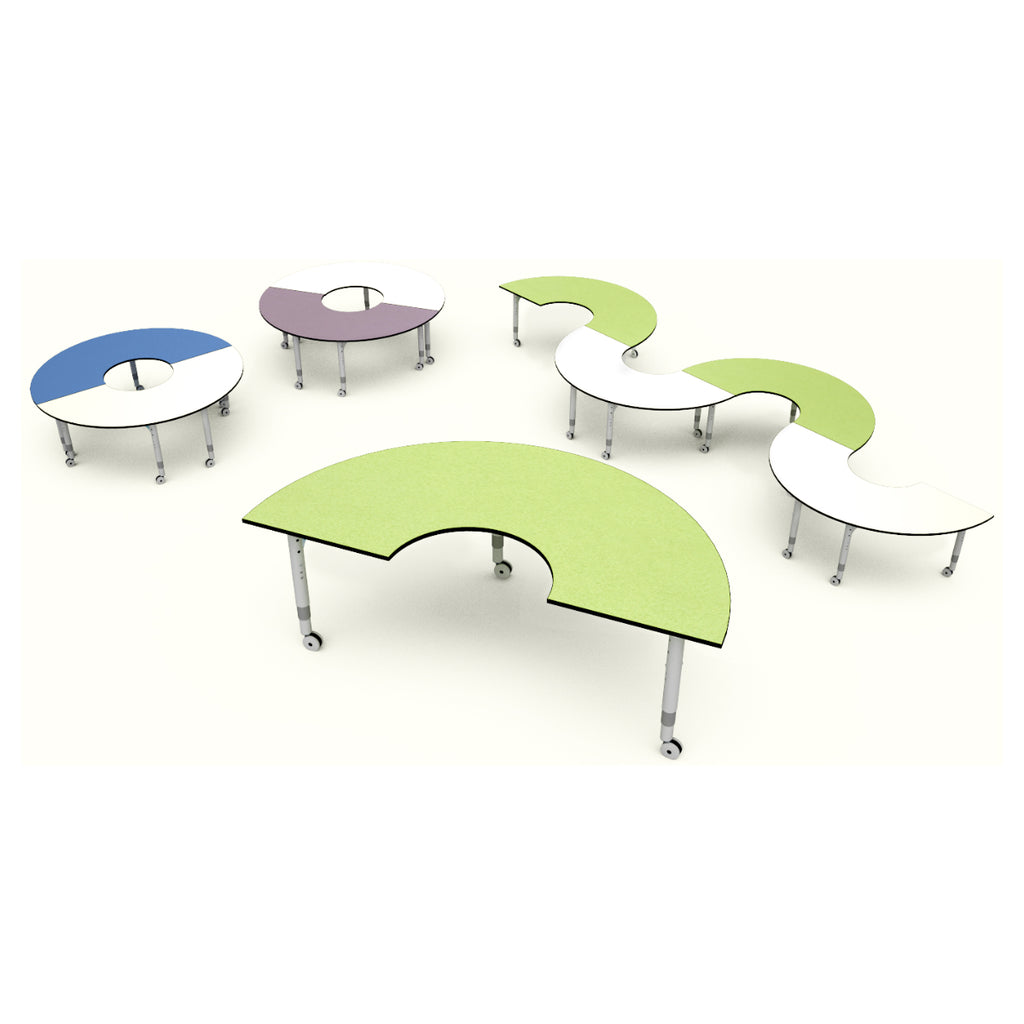 Podz Kinetic Height Adjustable Arc Table – Keen Education